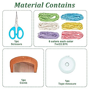 FREEBLOSS 6 Set Macrame Bookmarks Kit DIY Bookmark with Tassels Bohemian Braided Book Markers for Women Hand Knitted Bookmarks for Book Lovers