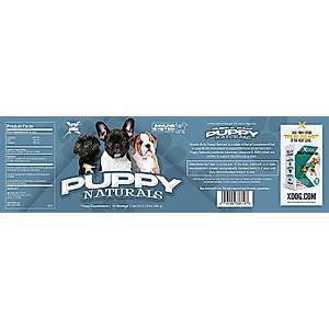 Muscle Bully Puppy Naturals | Muscle Building Immunity Milk Replacer + 10 in 1 Puppy MultiVitamin Nutrient Chew | Veterinarian Formulated. Nutritional Support for Growing Puppies (120 Servings).