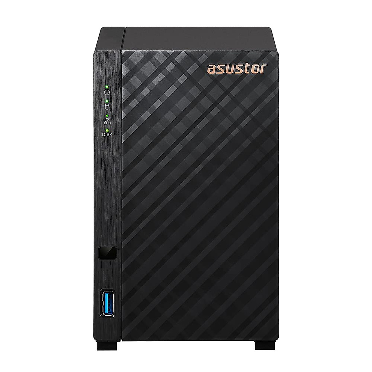 Asustor Drivestor 2 AS1102T - 2 Bay NAS, 1.4GHz Quad Core, Single 2.5GbE Port, 1GB RAM DDR4, Network Attached Storage, Personal Private Cloud (Diskless)