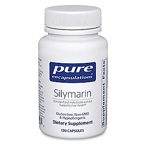 Pure Encapsulations Silymarin | Milk Thistle Extract Supplement for Liver Support and Antioxidant Activity* | 120 Capsules