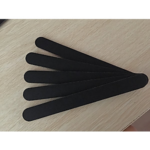 10 PCS Professional Double Sided Nail Files Emery Board Grit Black Gel Cosmetic Manicure Pedicure