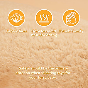 Extragele Heartbeat Puppy Toy Heartbeat Stuffed Animal for Dog Anxiety Relief and Calming Aid, Dog Heartbeat Toy for Puppy Sleep Aid Crate Training, Puppy Essential Puppy Needs, Golden