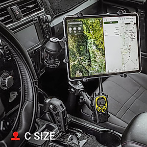 RAM MOUNTS No-Drill Mount for '05-23 Toyota 4Runner & Tacoma RAM-VB-138-SW2 Compatible with RAM Tablet and Laptop Holders