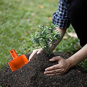 Vikan Remco 63007 Color-Coded Plastic Hand Scoop - BPA-Free Food-Safe Kitchen Utensils, Restaurant and Food Service Supplies, 16 oz, Orange