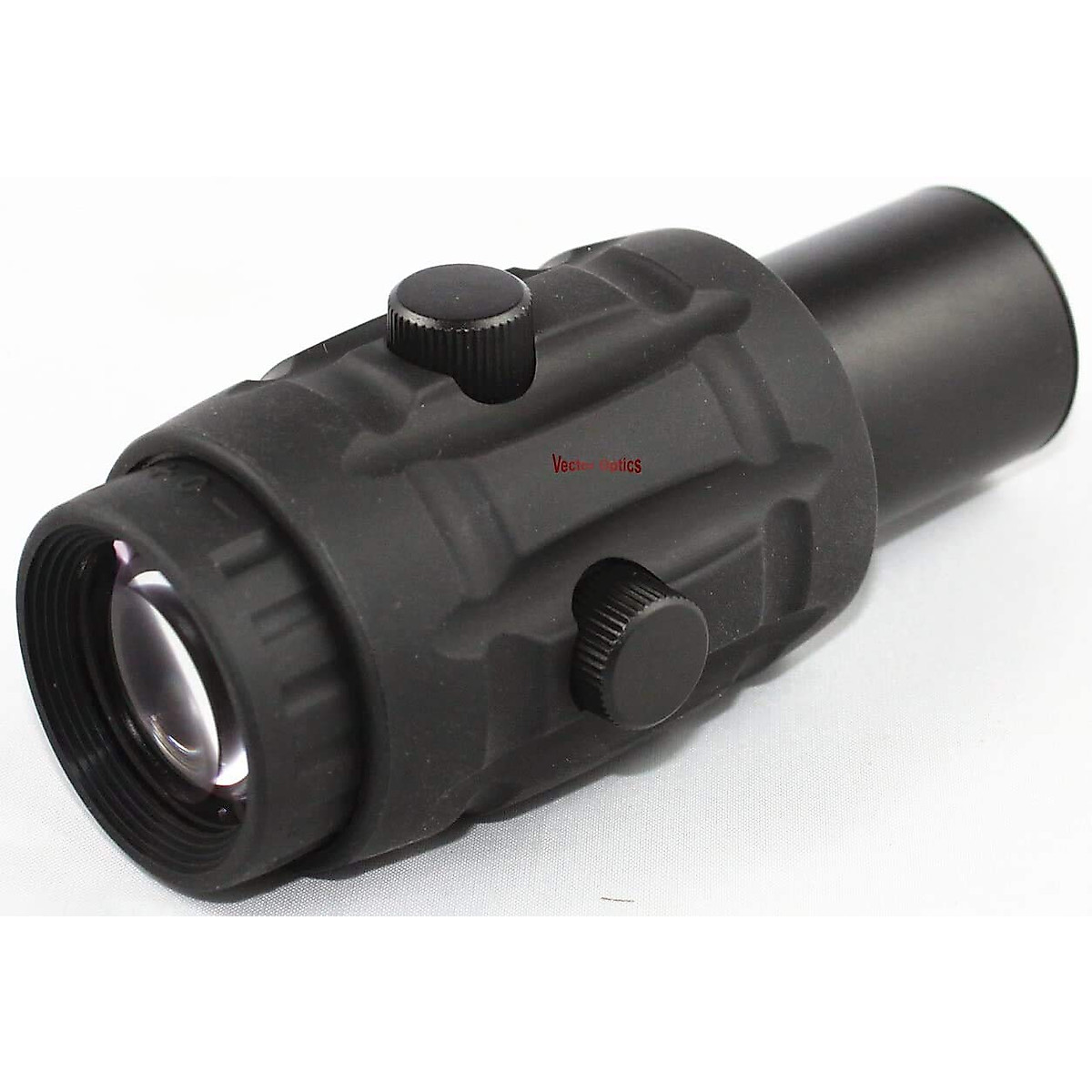 Vector Optics Rubber Armored 3X Magnifier Holographic Red Dot Sight Scope Flip to Side QD Weaver Mount Color Black