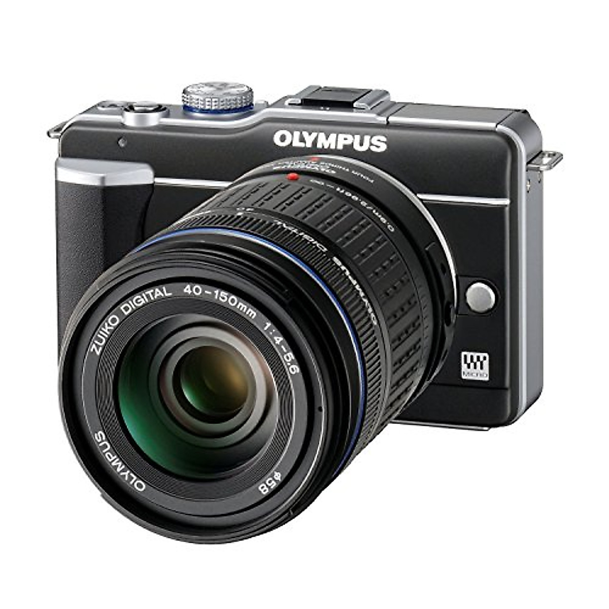 Olympus PEN E-PL1 12.3MP Live MOS Micro Four Thirds Interchangeable Lens Digital Camera with 14-42mm f/3.5-5.6 Zuiko Digital Zoom Lens & Olympus M.Zuiko Digital ED 40-150mm f/4.0-5.6 Lens (Black)