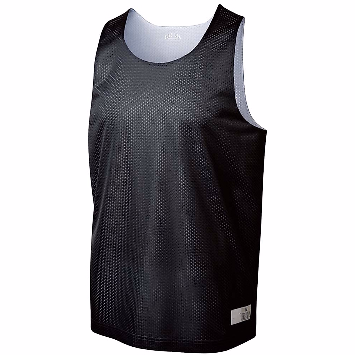 Joe's USA Men's Moisture Wicking Mesh Athletic Reversible Tank-L-Black