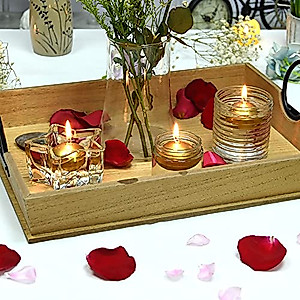 Zest Candle 24-Piece Folding Candles, 1.75-Inch, Metallic Bronze Gold