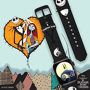 The Nightmare Before Christmas Smartwatch Band Collection - Officially Licensed, Compatible with Every Size & Series of Apple Watch (not included)
