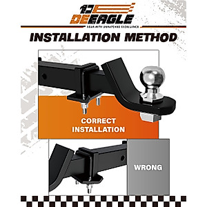 DEEAGLE Hitch Tightener Anti Rattle Stabilizer for 1.25" to 2" Trailer Hitches Reduce Movement On Hitch Mount Cargo Carrier Bike Rack Boat, RV Trailer Accessories