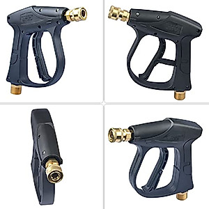 JWGJW JW-121 High Pressure Washer Gun 3000PSI Car Wash Water Gun M22-14mm metric thread