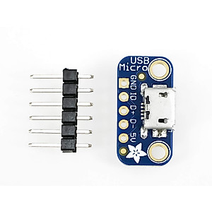 Adafruit USB Micro-B Breakout Board [ADA1833]