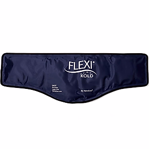 FlexiKold Gel Neck Ice Pack (23" X 8" X 5") - Reusable Cold Pack Compress (Therapy for Pain, Injuries of Neck, Lower Back, Shoulder, wrap Around Knee, Foot, Thigh, Elbow) - A6301-COLD