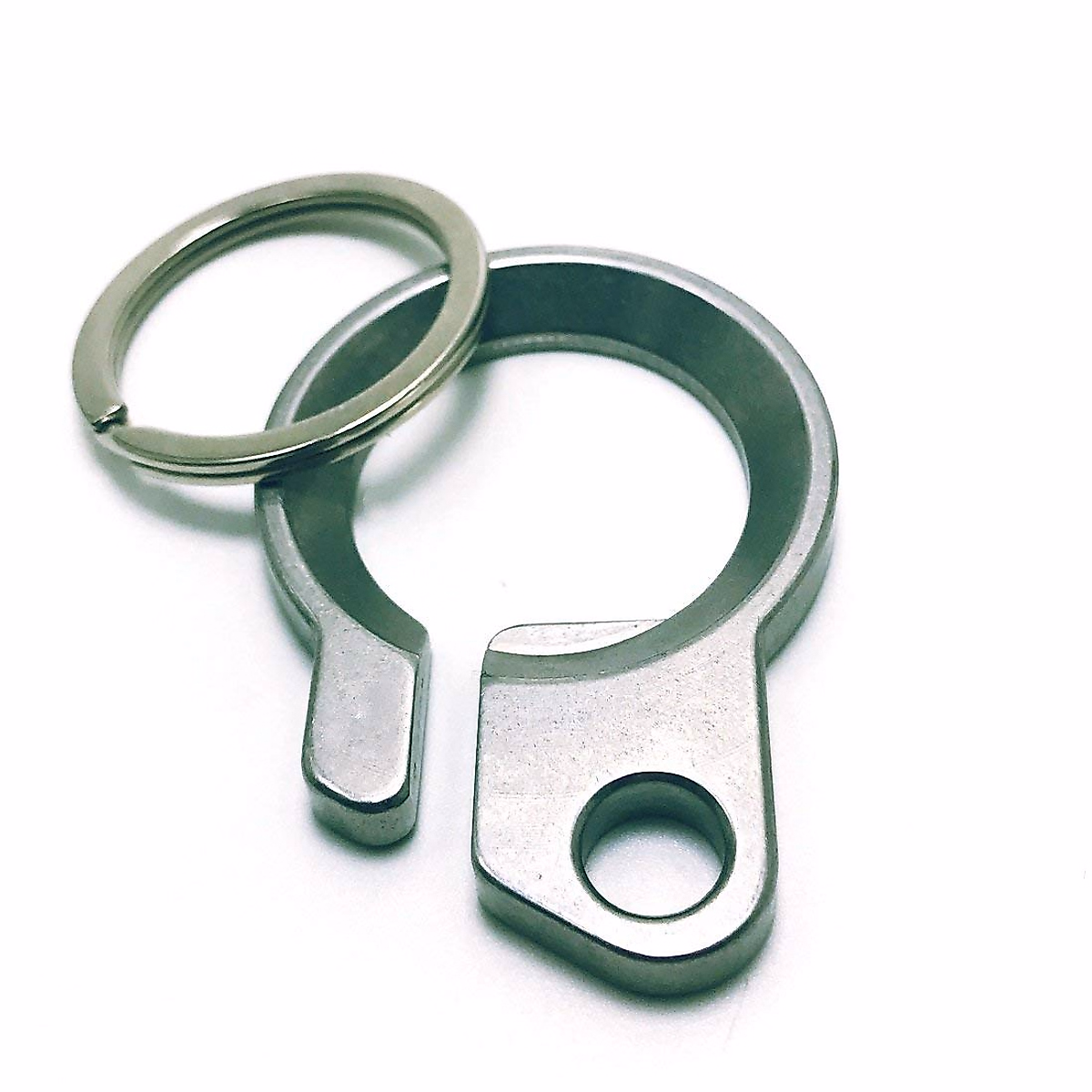 Durable Brass Bottle Opener Key Chains Keyring Belt Clip, EDC Kits Hanging Ring