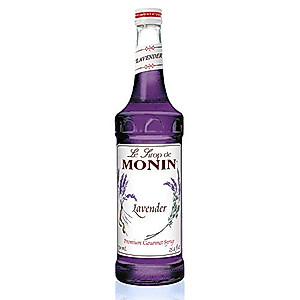 Monin - Lavender Syrup, Aromatic and Floral, Natural Flavors, Great for Cocktails, Lemonades, and Sodas, Non-GMO, Gluten-Free (750 ml)