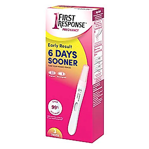 First Response Early Result Pregnancy Test, 3 Pack (Packaging & Test Design May Vary)
