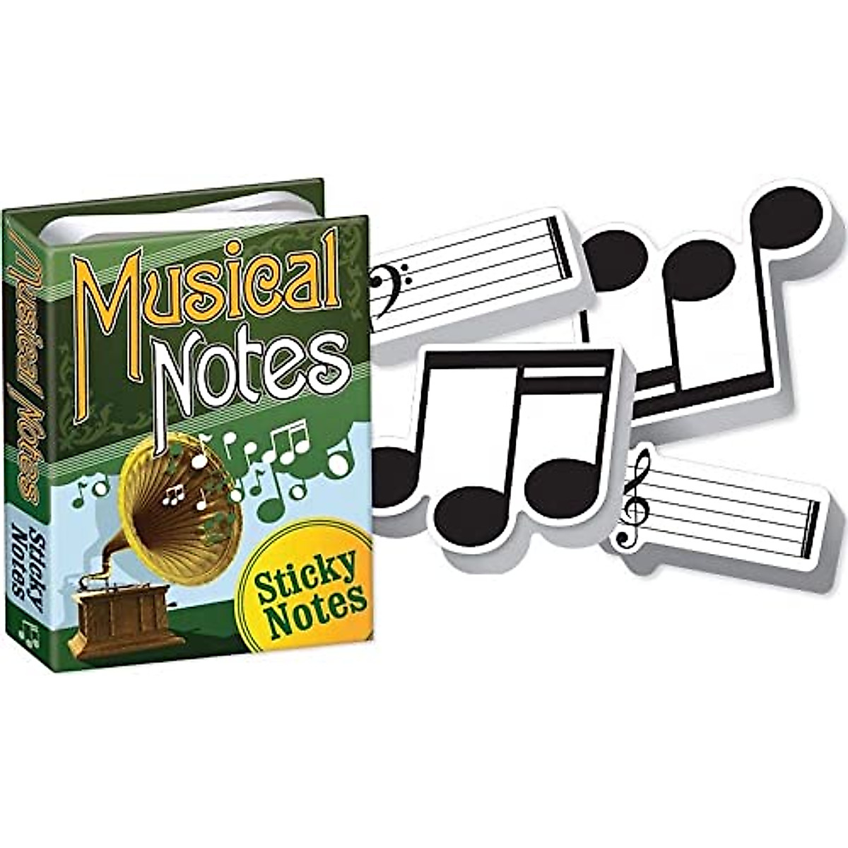 Musical Notes - Sheet Music Themed Sticky Notes Booklet