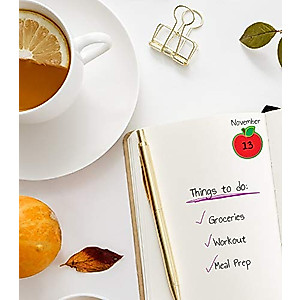 Carson Dellosa 72 Apple Stickers, 6 Sheets of Fruit Incentives for Back to School, Fall Crafts, Scrapbooking, Teacher Planner, Reward Chart, and School Supplies, Classroom Must Haves