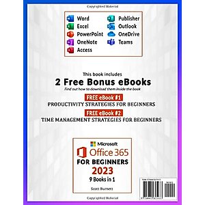 Microsoft Office 365 for Beginners: 9 in 1. The Most Comprehensive Guide to Become a Pro in No Time │Includes Word, Excel, PowerPoint, OneNote, Access, Publisher, Outlook, OneDrive, and Teams