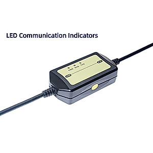 Washinglee Isolated PM02 Programming Cable for AB Micrologix 1000 1100 1200 1400 1500 Series, for 1761-CBL-PM02 Replacement, 6 FT