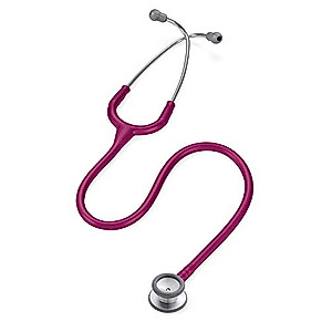 3M Littmann Stethoscope, Classic II Pediatric, Raspberry Tube, Stainless Steel Chestpiece, 28 inch, 2122