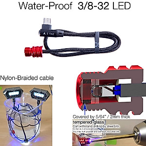 LED Module for E-Tac Light Compound Bow Recurve Bow Sight Light 3/8-32 Thread (Blue)