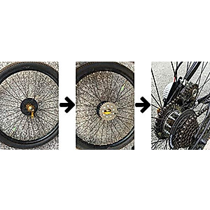 L-faster 450W Newest Electric Bike Left Drive Conversion Kit Can Fit Most of Common Bicycle Use Spoke Sprocket Chain Drive for City Bike(36V Twist Kit)