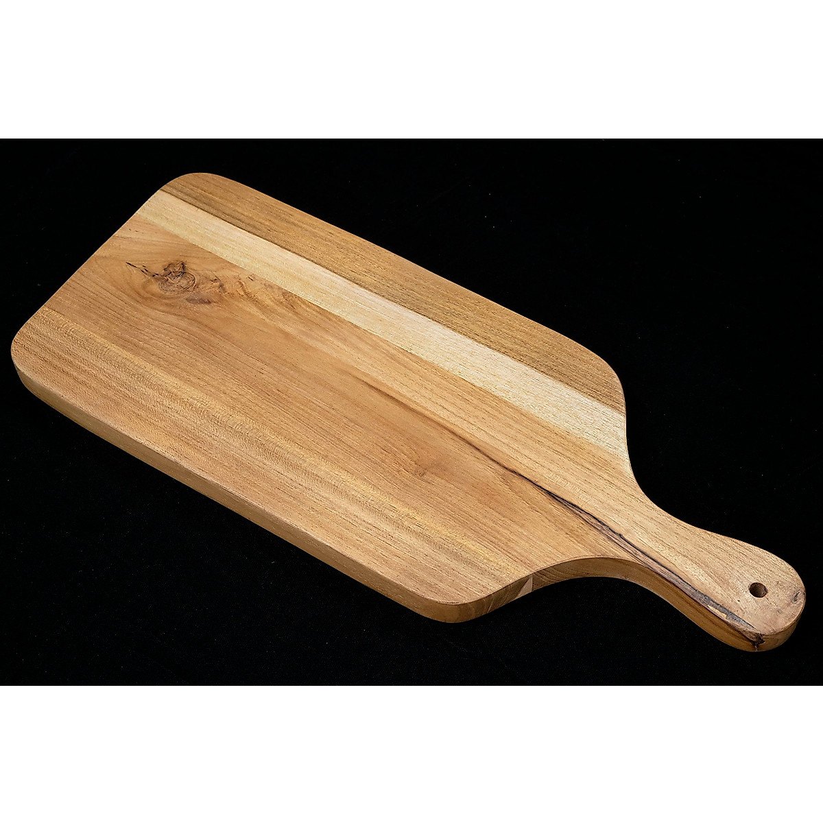 Wood Cutting Board with Handle - Wooden Cheese Board, Mothers Day Gifts, Kitchen Chopping Boards for Bread Meat Fruit Cheese Cutting boards Serving Board Butcher Block Charcuterie Platter, 17" x 7"