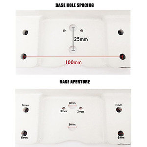 CFDZCP Optometry Lifting Chin Bracket H-Type Vision Training Forehead Bracket, Forehead Support Optometry Accessories, Optometry Lifting Chin Bracket with Adjustment Knob