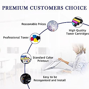 Mooho Compatible 414X Toner Cartridge 4 Pack Replacement for HP 414X W2020X High Yield for HP Color Laserjet Pro MFP M479 M454 M479fdn M479dw M479fdw M454dn M454dw Printer(Black Cyan Yellow Magenta)