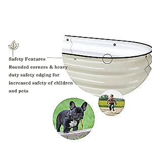 VEGEGA. 8ft X 2ft X 1.4ft Raised Garden Bed Kit, Large Zinc-Aluminum-Magnesium Stainless Steel Metal Planter Box, for Planting Outdoor Plants Vegetables, Grey