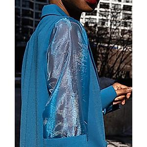 The Drop Women's Blue Sapphire Double Breasted Blazer by @signedblake, M