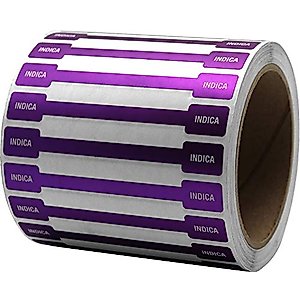 Tamper Evident Void Labels, Purple, Large, 4" x 0.5", 1,000 Count