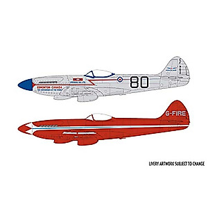 Airfix Model Set - A05139 Supermarine Spitfire MKXIV Civilian Schemes Model Building Kit - Plastic Model Plane Kits for Adults & Children 8+, Set includes Sprues & Decals - 1:48 Scale Model