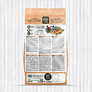 Nature's HUG Dry Dog Food, Senior-Toy & Small Breeds, 5 lb. Bag, Chicken Flavor Plant-Based Protein Vegetarian Kibble, Grain-Free, Allergen-Free, Complete Protein & Balanced Nutrition