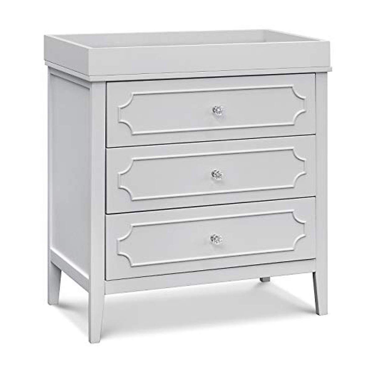DaVinci Chloe Regency 3-Drawer Dresser In Fog Grey