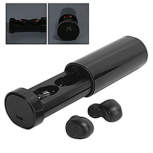 Kafuty-1 Wireless Earphones, Bluetooth Earbuds, in-Ear Wireless Headset, 2.4G Ergonomic Ear Buds, for Running, Jogging or Exercising. Black(Black)