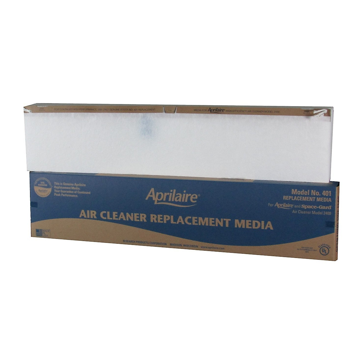 Aprilaire / Space-Gard 401 High Efficiency Filtering Media - 2 PK