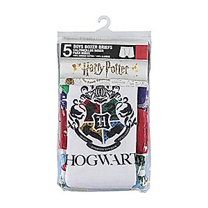 Warner Brothers Boys' Little Harry Potter Underwear Multipacks, HP 5pk Cotton Bxrbr, 4