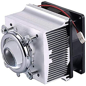 TX Aluminium Heatsink Cooling Fan+44mm Lens 60 Degree for 50W 100W LED Chip (Heatsink+60 Degree Lens)