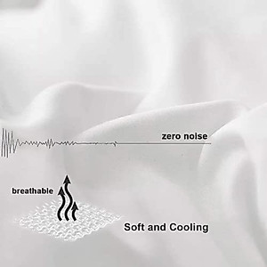 COHOME Twin XL 2100 Series Cooling Down Alternative Comforter - Quilted Duvet Insert with Corner Tabs All-Season - Soft Luxury Hotel Comforter - Reversible - Machine Washable - White