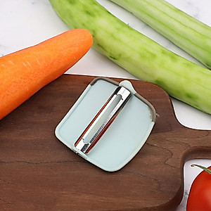 BESTonZON 3pcs Finger Melon Grater Cocororo Peeler Cucumber Scrubbers Vegetable Peeling Tool Potato Scraper Finger Vegetable Peeler Potato Peeler Electric Multitools Skinning Fruit Tpr