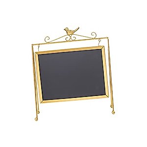 STOBOK Wedding Decor Black Chalkboard Black Decor Small Chalkboard Sidewalk Blackboard Message Board Sign Store Blackboard Table Blackboard Coffee Shop Blackboard The Sign Decorate Bamboo
