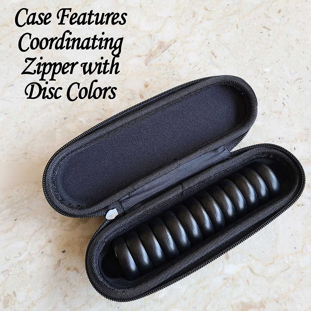 BrownCastle Crokinole Tournament Size Boards or Discs with Carry Case (Gliss Powder- Fast)