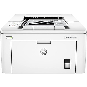 HP Laserjet Pro M203dw Wireless Laser Printer, Duplex Printing, 30ppm, 1200x1200 dpi, LED Button, Mobile Printing, Compatible with Alexa (G3Q47A), Wi-Fi & Ethernet, W/Silmarils USB 2.0 Printer Cable