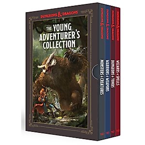 The Young Adventurer's Collection Box Set 1 [Dungeons & Dragons 4 Books]: Monsters & Creatures, Warriors & Weapons, Dungeons & Tombs, and Wizards & ... & Dragons Young Adventurer's Guides)