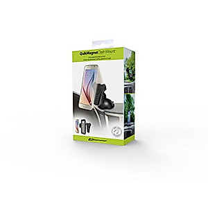 Bracketron QuikMagnet Dash Mount iPhone X 8 Plus 7 SE 6s 6 5s 5 4s 4 Samsung Galaxy S9 S8 S7 S6 S5 Note Google Pixel 2 XL LG Nexus Sony Nokia BT1-599-2