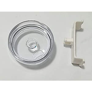 Tumbler Lids 40 OZ Replacement Compatible for Stanley Adventure Quencher Travel Tumbler Cup Lid Plastic Rotation and Cover Set for Quencher H2.0 FlowState 64 oz Lid