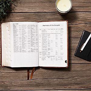 NKJV, Foundation Study Bible, Large Print, Leathersoft, Blue, Red Letter, Thumb Indexed, Comfort Print: Holy Bible, New King James Version