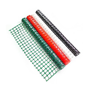 PotatoLife Plastic Mesh Fence Safety Fence, 4'x100' Roll with 100 Zip Ties, Resuable Temporary Netting for Garden Fencing, Construction, Snow Fencing, Animal Barrier, Poultry, Deer, Patio, Green